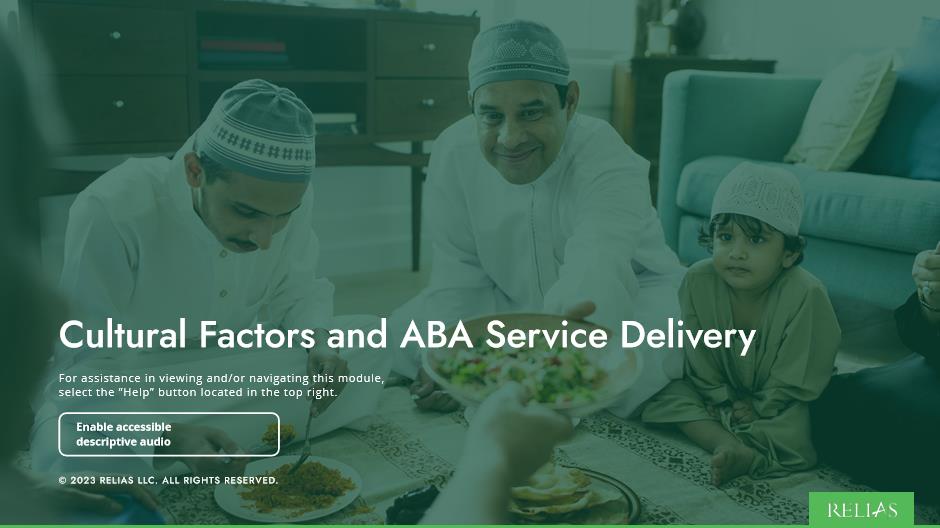 Cultural Factors and ABA Service Delivery | Relias Academy
