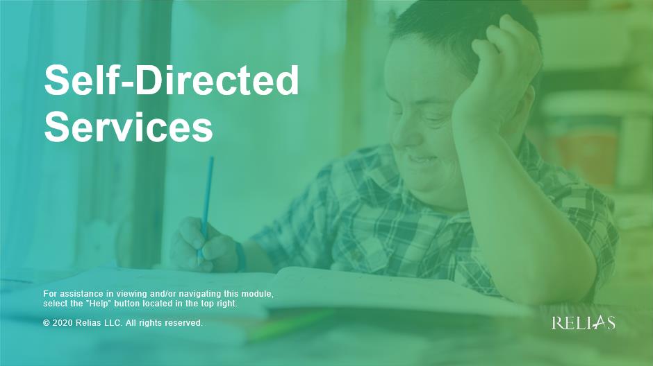 Self-Directed Services | Relias Academy