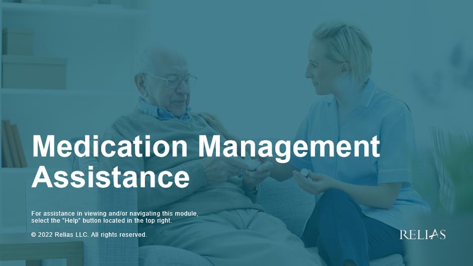 Medication Management Assistance | Relias Academy